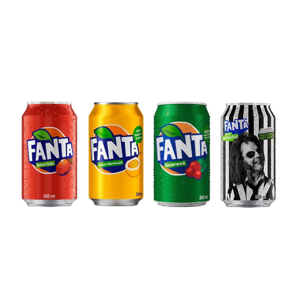 Kit 04 Unid Fanta Sabores Diversos 350 Ml | Shopee Brasil