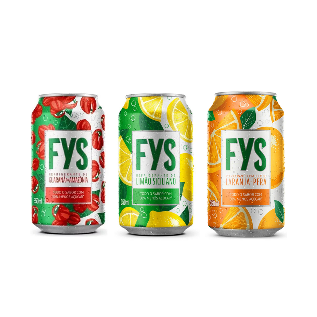 Fys Refrigerante 350 ml do Grupo Heineken | Shopee Brasil