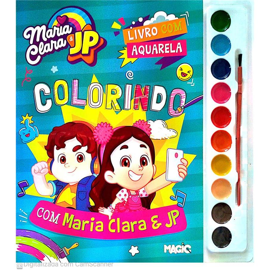 AQUARELA - MARIA CLARA E JP - COLORINDO COM MARIA CLARA E JP | Shopee ...