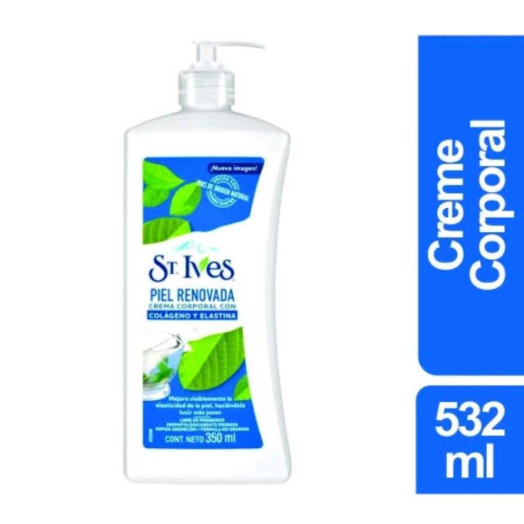 St Ives Renewing Colágeno Creme Hidratante Corporal 532 ML | Shopee Brasil