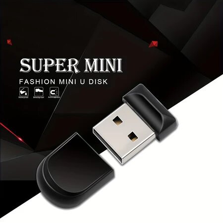 Super mini Pen drive USB 64GB 8GB 4GB De Armazenamento ideal Para som ...