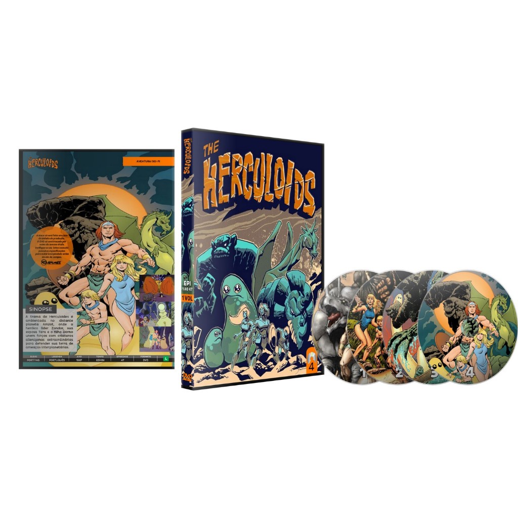Dvd Os Herculóides Série Completa Dublado 47 Episódios | Shopee Brasil
