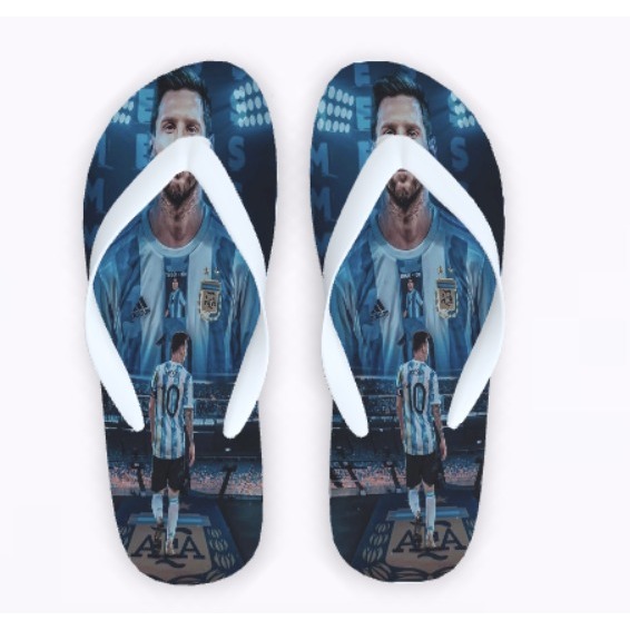 CHINELO MESSI 4 ESTAMPAS ALTA DEFINIÇÃO ADULTO INFANTIL | Shopee Brasil