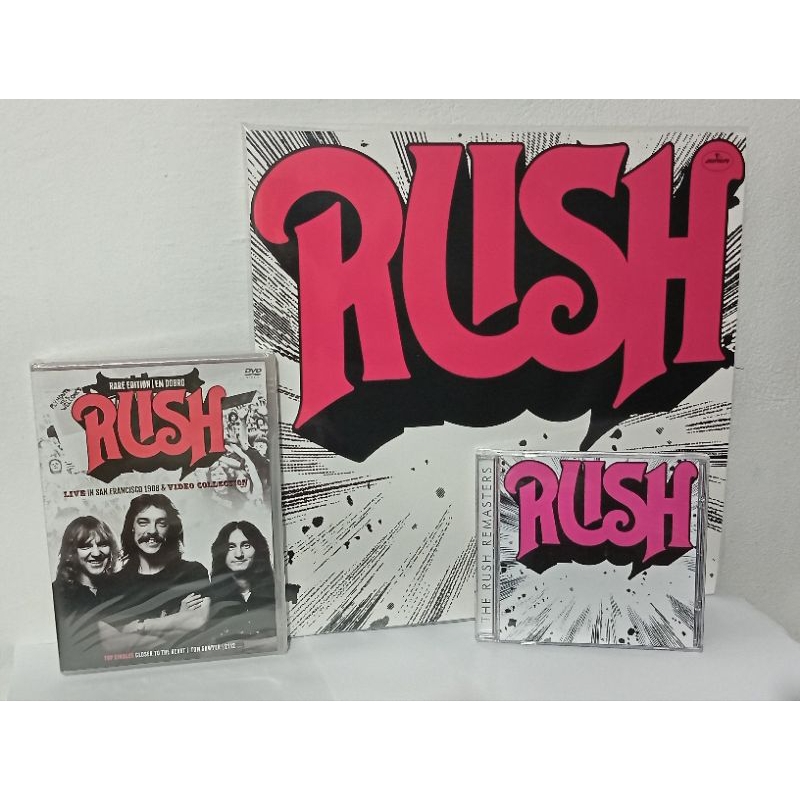 LP RUSH + CD RUSH + DVD RUSH KIT PARA COLECIONADORES | Shopee Brasil
