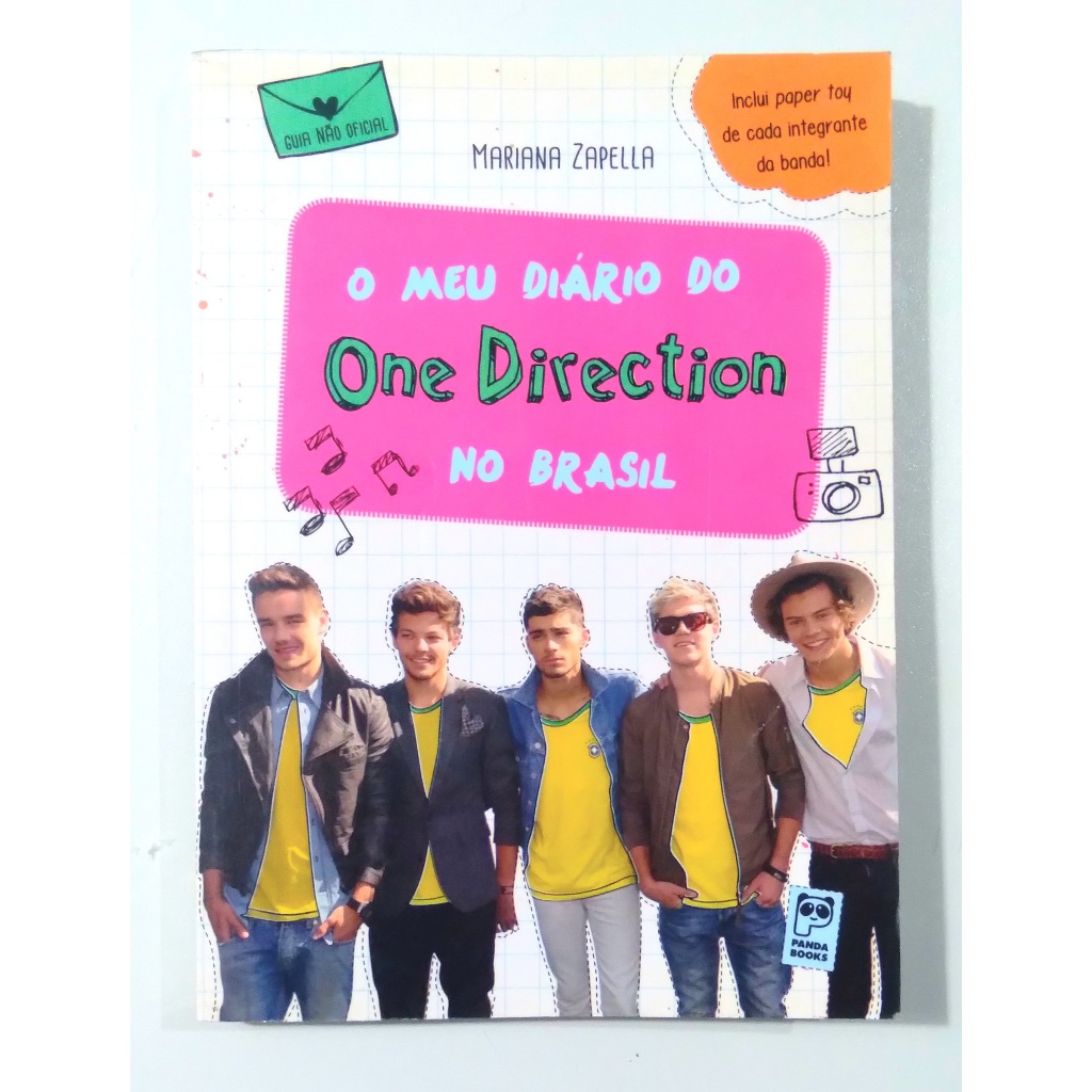 Livro: O Meu Diário Do One Direction No Brasil - Mariana Zapella ...