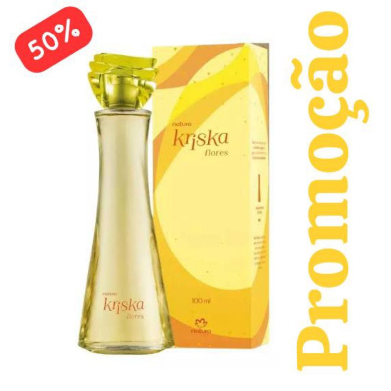 Kriska flores natura colônia feminino 100ml original e lacrado | Shopee ...
