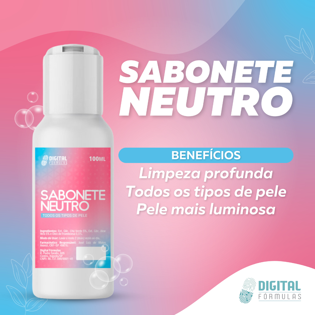 Sabonete neutro para todos os tipos de pele | Shopee Brasil