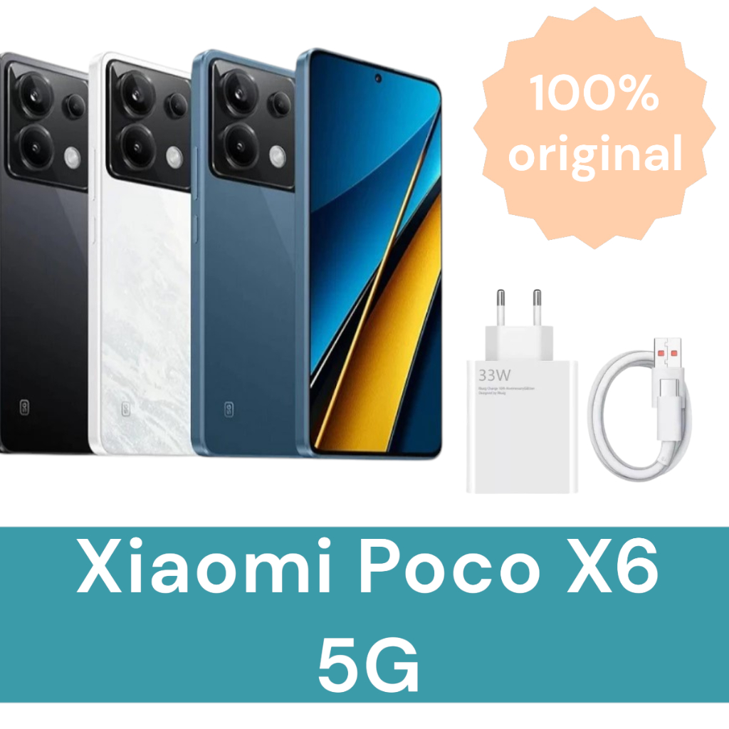 Smartphone Xiaomi Poco X6 Pro 256GB/512GB 12RAM 5G Versão Global | Shopee Brasil