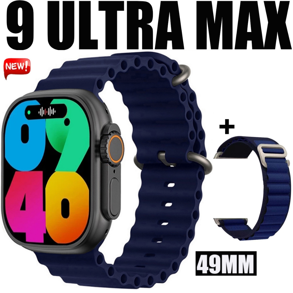 Smartwatch 9 Ultra 2 max Relógio inteligente Series 9 Bússola 2.08 Tela ...