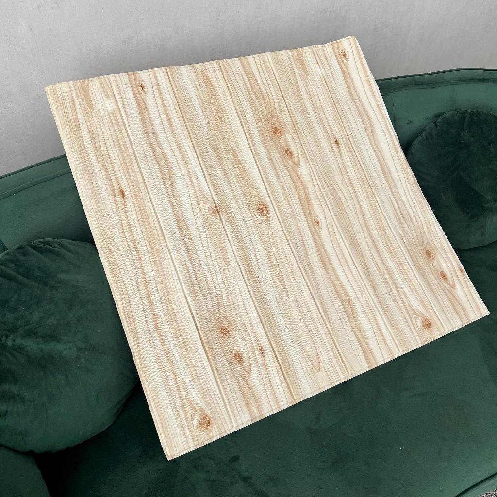 Kit Placas 70x70 cm Madeira Marrom Espessura 4mm Papel Parede Espuma ...
