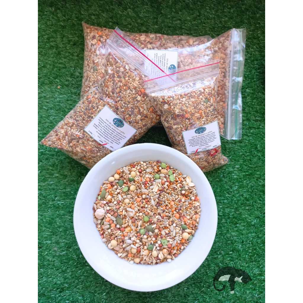 Mix Caseiro para Hamster e Gerbil 150g 250g 500g 700g | Shopee Brasil