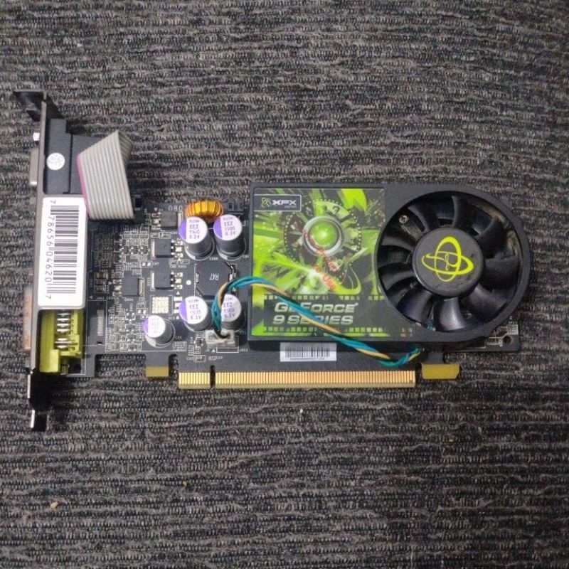 Placa de Vídeo Geforce XFX 9400GT 550M 1Gb DDR2 Funcionando perfeitamente | Shopee Brasil