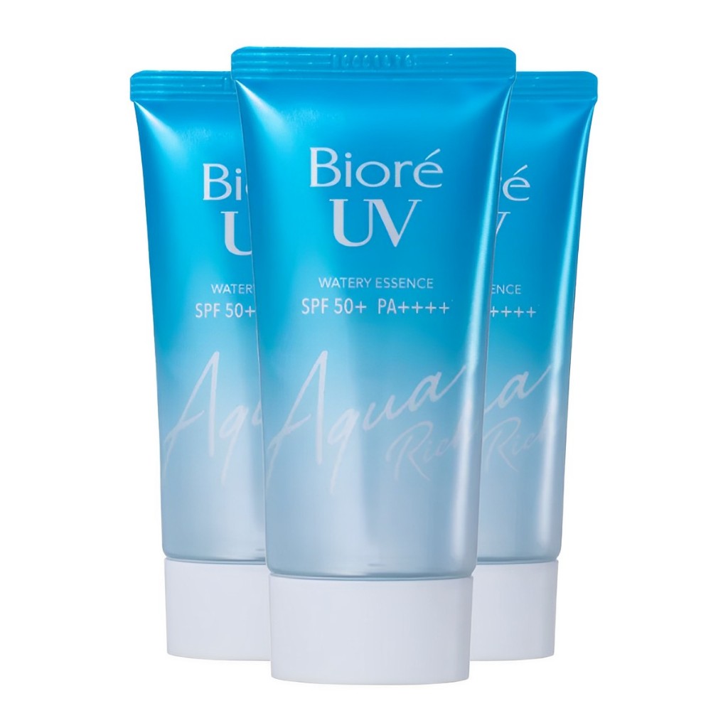 KIT 3X Bioré Protetor Solar Aqua Rich Watery UV FPS 50+ PA+ 50ml ...