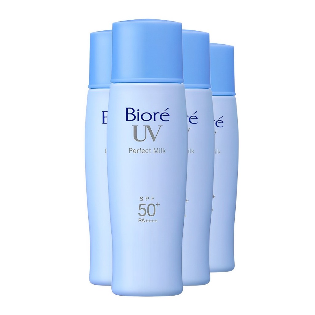 KIT 4X Bioré Protetor Solar UV Perfect Milk FPS 50 Pa | Shopee Brasil