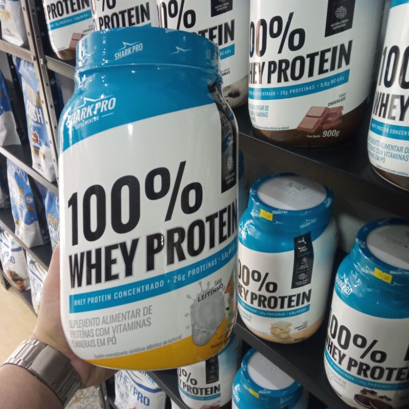 100% Whey Shark Pro 900g | Shopee Brasil