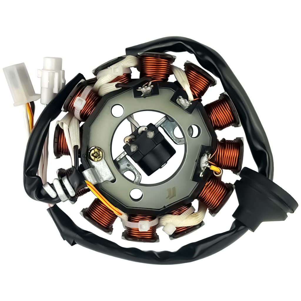 Estator completo NEO 115 2005 a 2012 com bobina de pulso. | Shopee Brasil