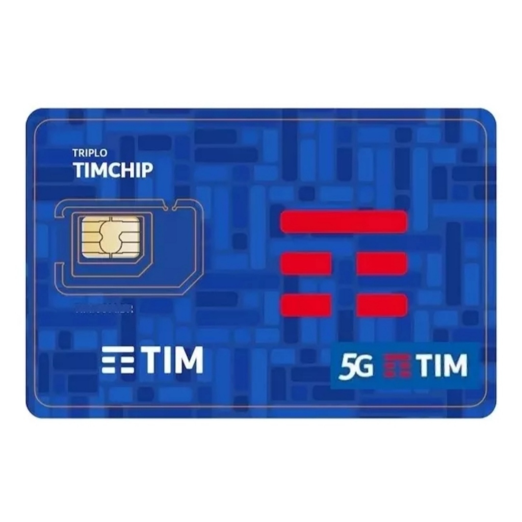 Chip Tim 5g Pré Pago Triplo Corte | Shopee Brasil