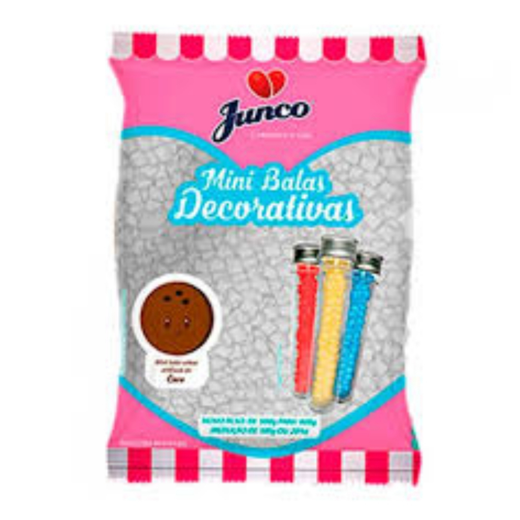 Mini Bala De Coco Decorativa Branca Lembrancinha 400g Junco Guloseimas ...
