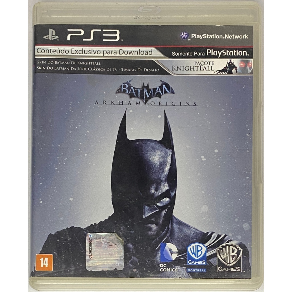 Batman: Arkham City ORIGINS - PS3 - Original - Mídia Física | Shopee Brasil