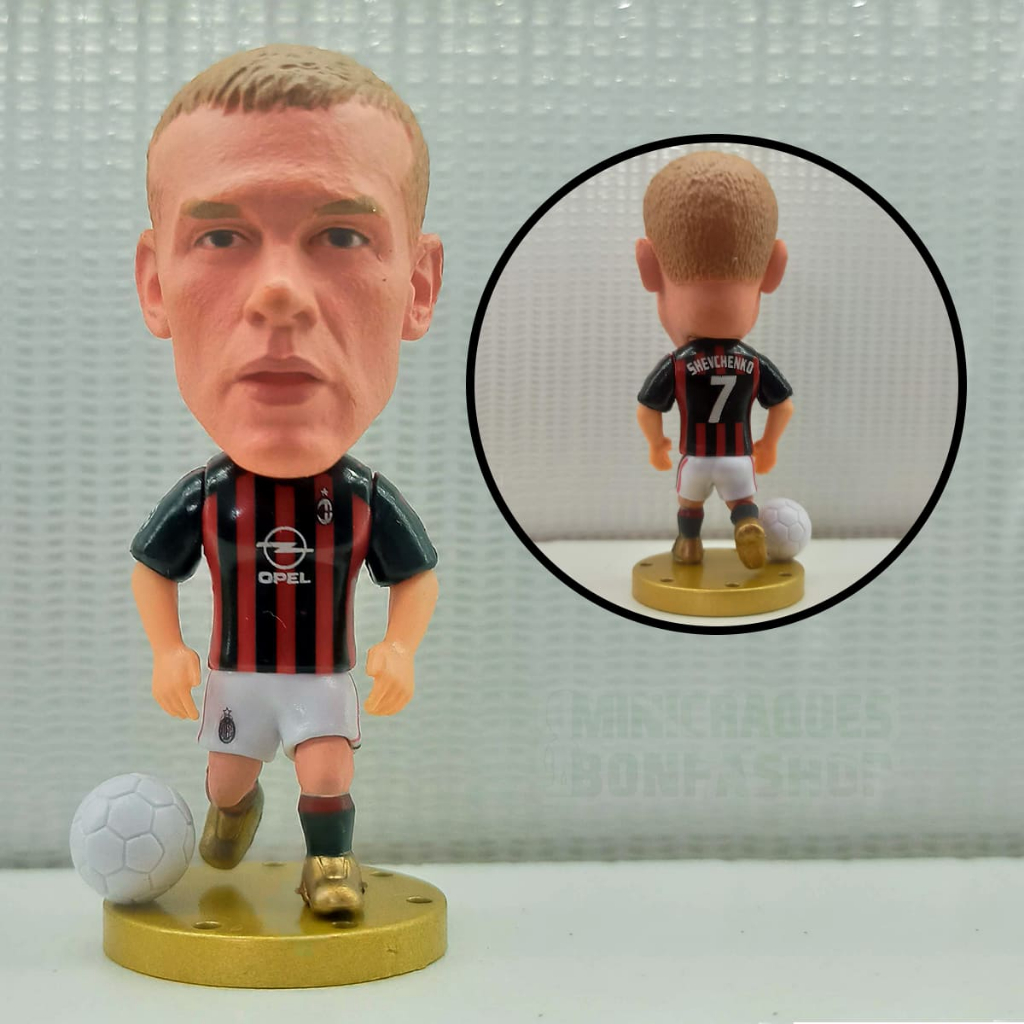 Mini Craque Shevchenko Milan 2003 - Miniatura Futebol Colecionável ...