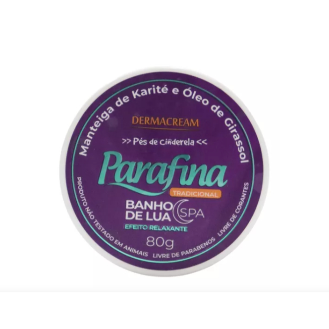 Parafina Dermacream Creme Banho de Lua 80 gr (Relaxante) | Shopee Brasil