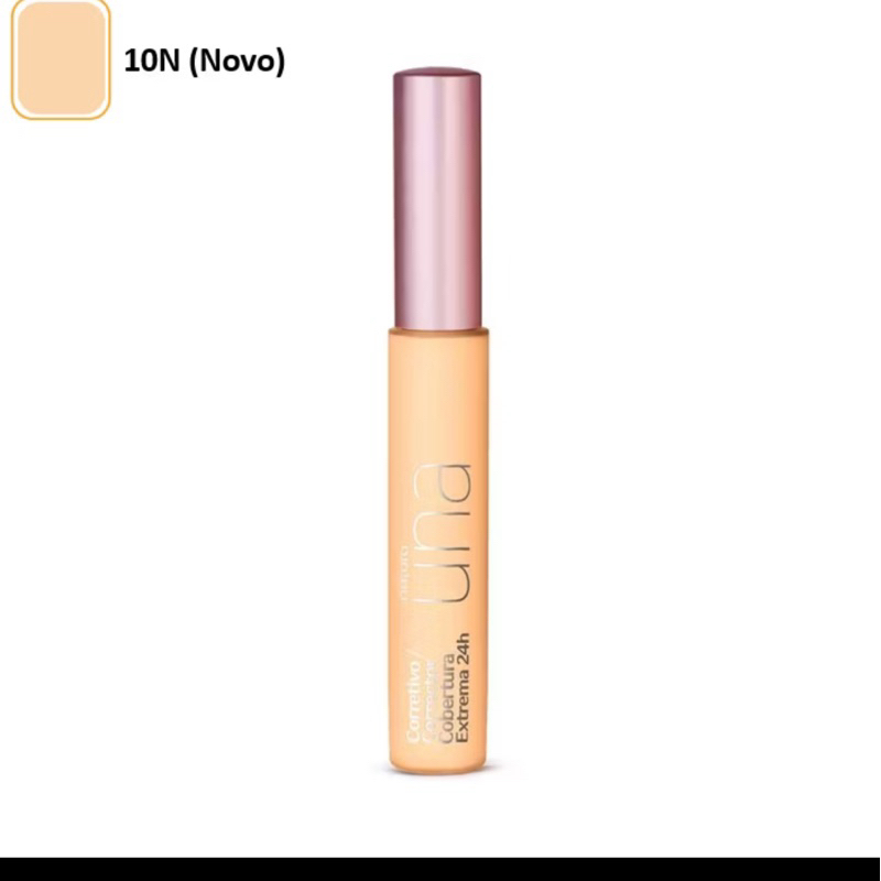 Corretivo natura UNA cobertura extrema. | Shopee Brasil