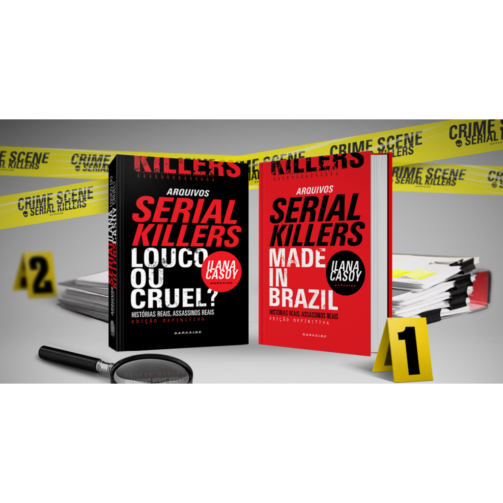 Kit Serial Killers Darkside: Made in Brazil + Louco ou Cruel? Ed ...