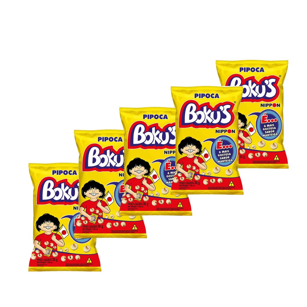 kIT 05 Pipoca Bokus Sabor Manteiga | Shopee Brasil