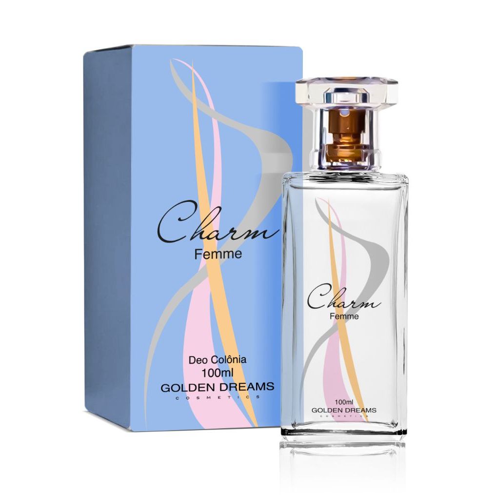 Perfume ORIGINAL Charm Golden Dreams Feminino 100ML e 35ML EDT ...