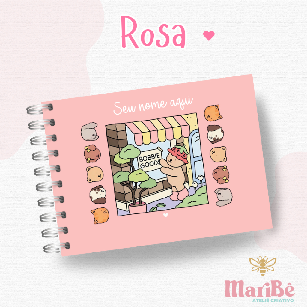 Livro Bobbie Goods para colorir, 100 folhas grossas e capa dura, vol 1 ...