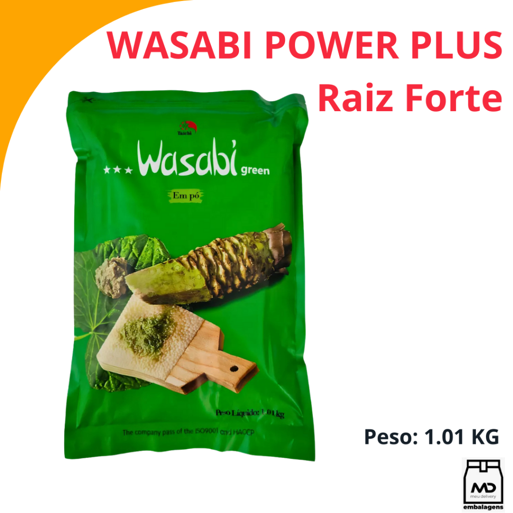 WASABI POWER PLUS RAIZ FORTE C/1KG | Shopee Brasil