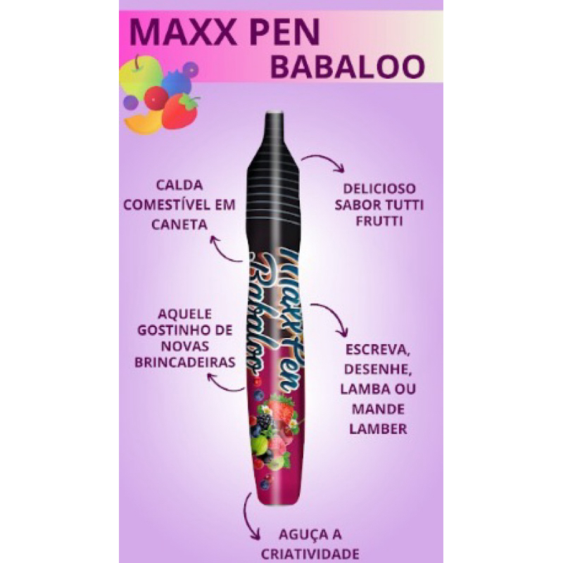 Caneta Max Pen Babaloo Beijaveis Sexy Shop | Shopee Brasil