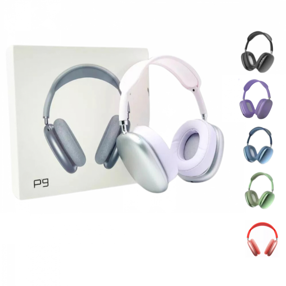 Fone de Ouvido Headphone Bluetooth Sem Fio Wireless P9 ROHS COLOR ...