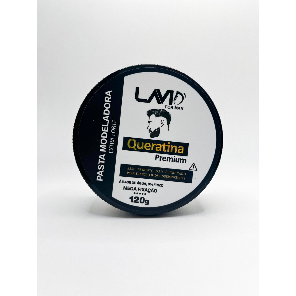 Pasta Capilar Modeladora Queratina Exta Forte 120G LAVID' FOR MAN ...