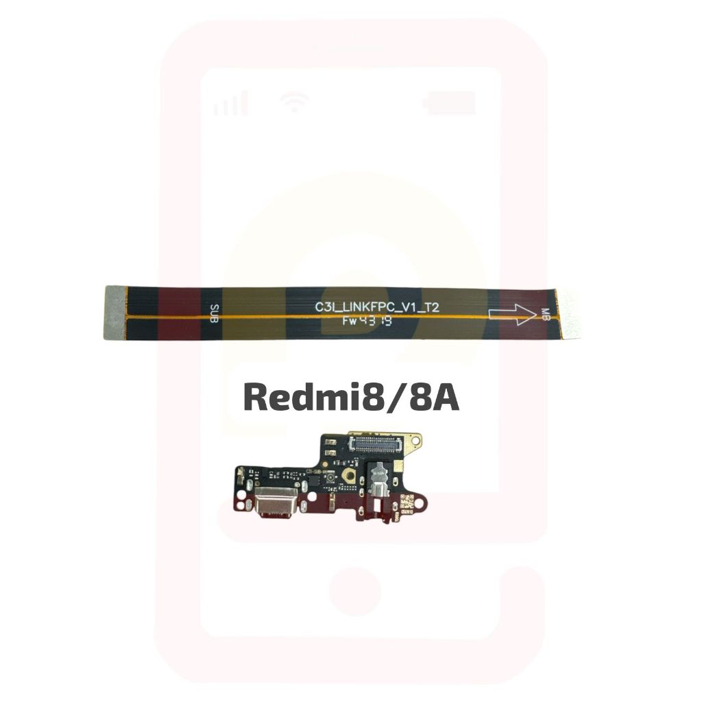 Placa De Carga Com Microfone + Flex Sub Redmi 8 e Redmi 8A | Shopee Brasil