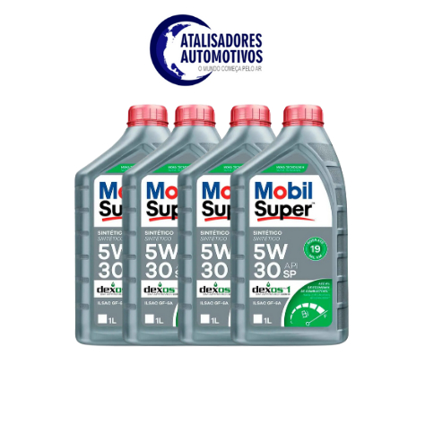 KIT 4 UNIDADES - Lubrificante 5W30 sintético API SP (Certificação Dexos ...