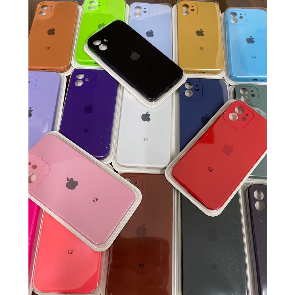 CAPA CAPINHA CASE PARA IPHONE 12 NORMAL A SILICONE INTERIOR AVELUDADA ...
