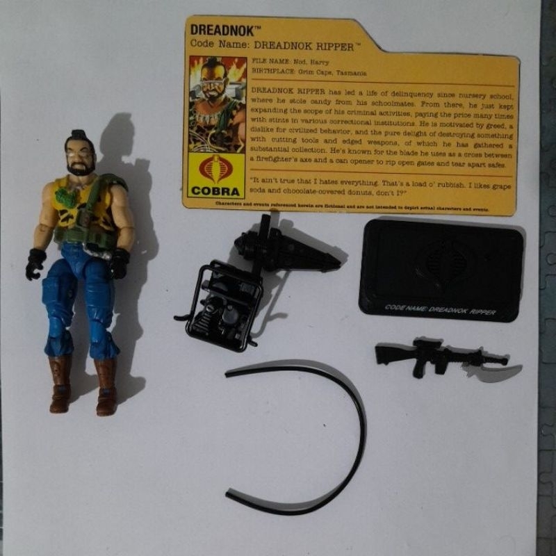 Gi Joe Dreadnok Ripper | Shopee Brasil