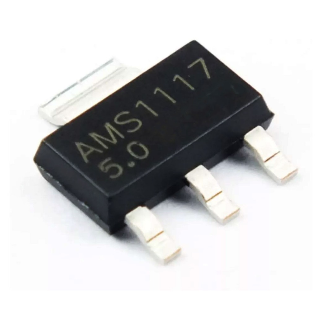 ams 1117 Kit com 30x 50x 100x pcs Ams117 5V Smd regulador Ams-1117 5.0v ...