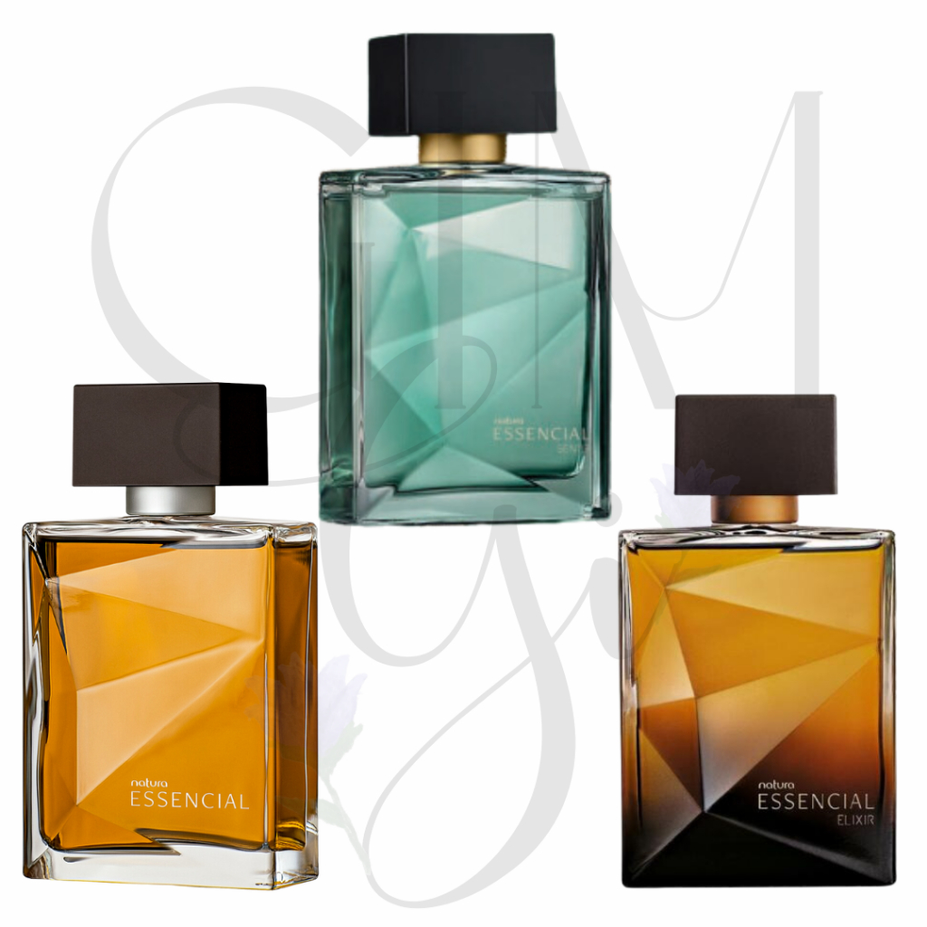 Essencial Sentir, Elixir, Clássico. Desodorante Perfume Masculino ...