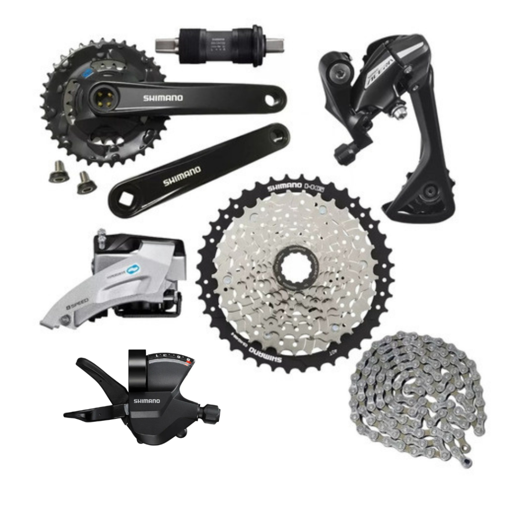 Kit Relação Shimano Acera 2x8v 36/22d K7 11/40d c/ trocador | Shopee Brasil