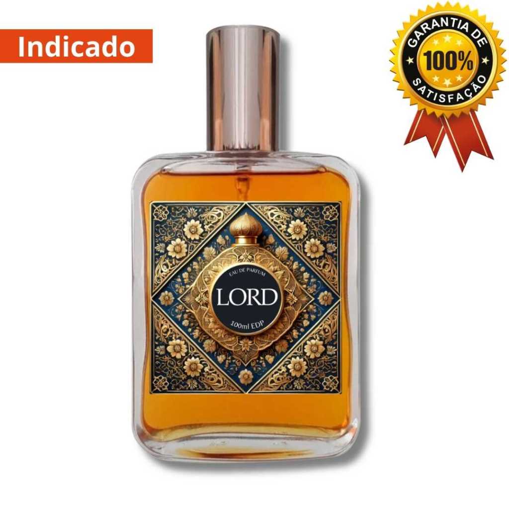 Perfume Arabe LORD Masculino EDP 100ml - Árabe Oriental Amadeirado Top ...