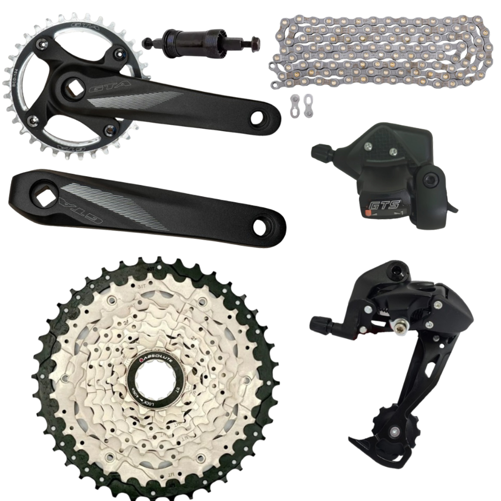 Kit Grupo Transmissão 1x9 Sunrun/absolute/gts K7 11-40 18v | Shopee Brasil