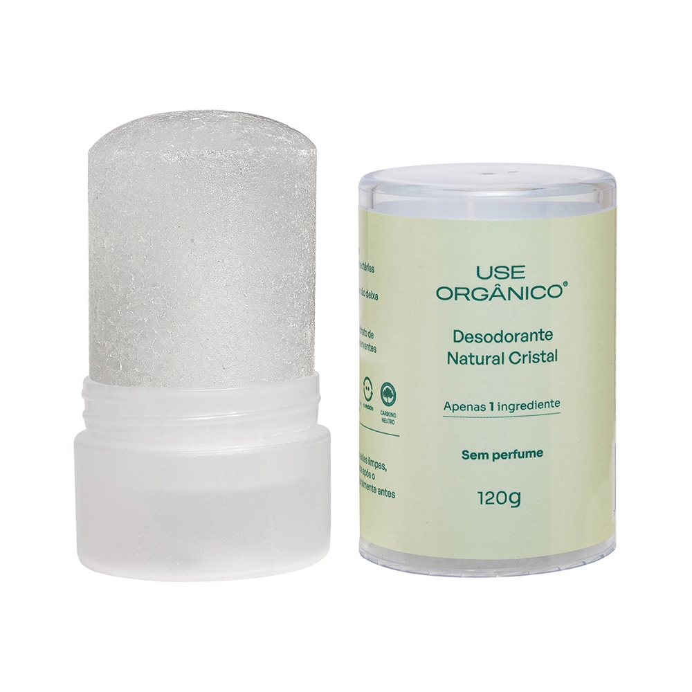 Desodorante Natural Cristal Stick Stick Sem Cheiro 120g – Use Orgânico ...