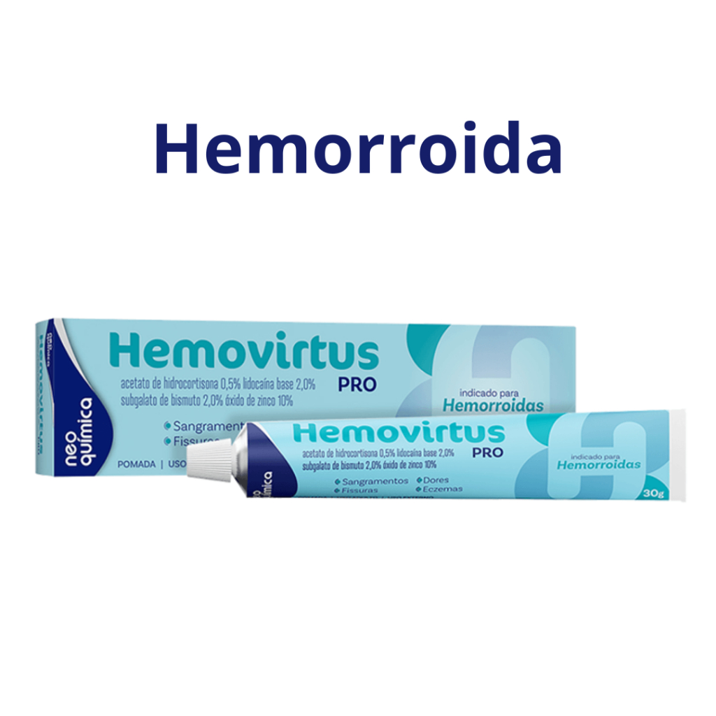 Pomada Para Hemorroida Hemovirtus Pro 10 Aplicadores 30g | Shopee Brasil