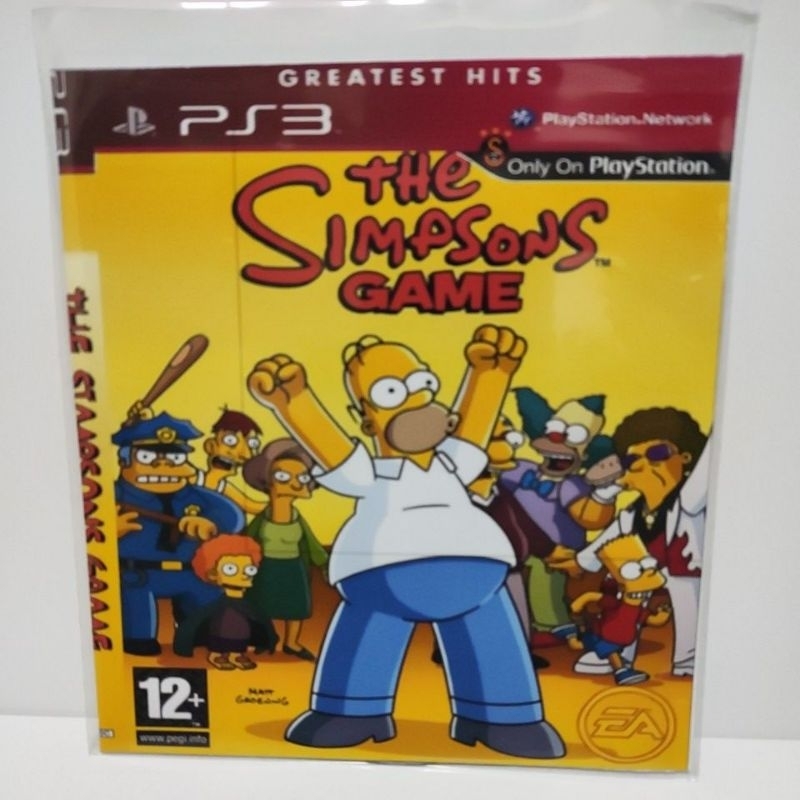 ps3 the Simpsons game raridade novo copia | Shopee Brasil
