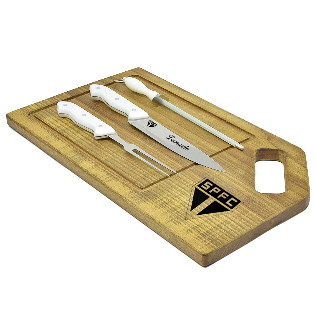 Kit Churrasco Personalizado, Faca Personalizada, Tábua de Churrasco Com ...
