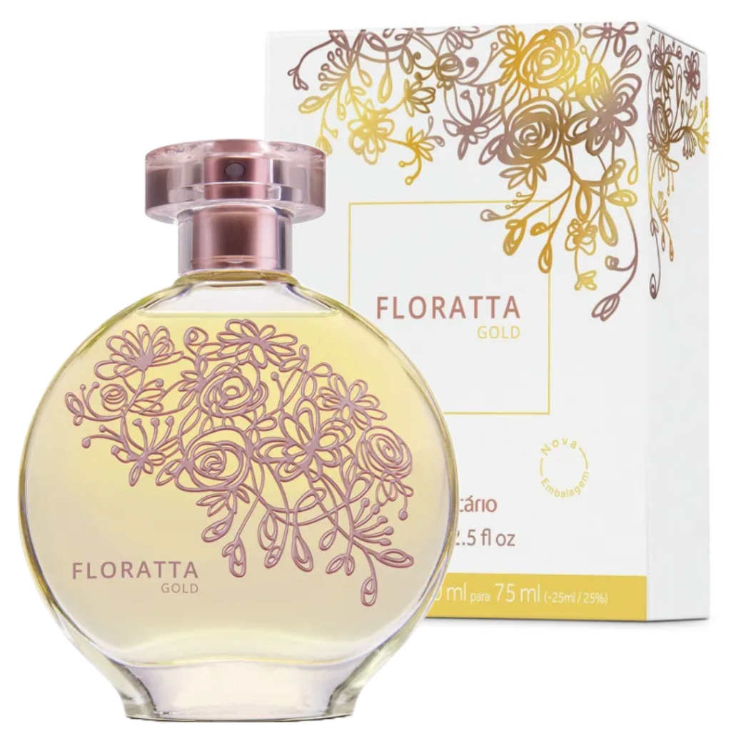 Floratta Gold Desodorante Colônia 75ml O Boticário | Shopee Brasil