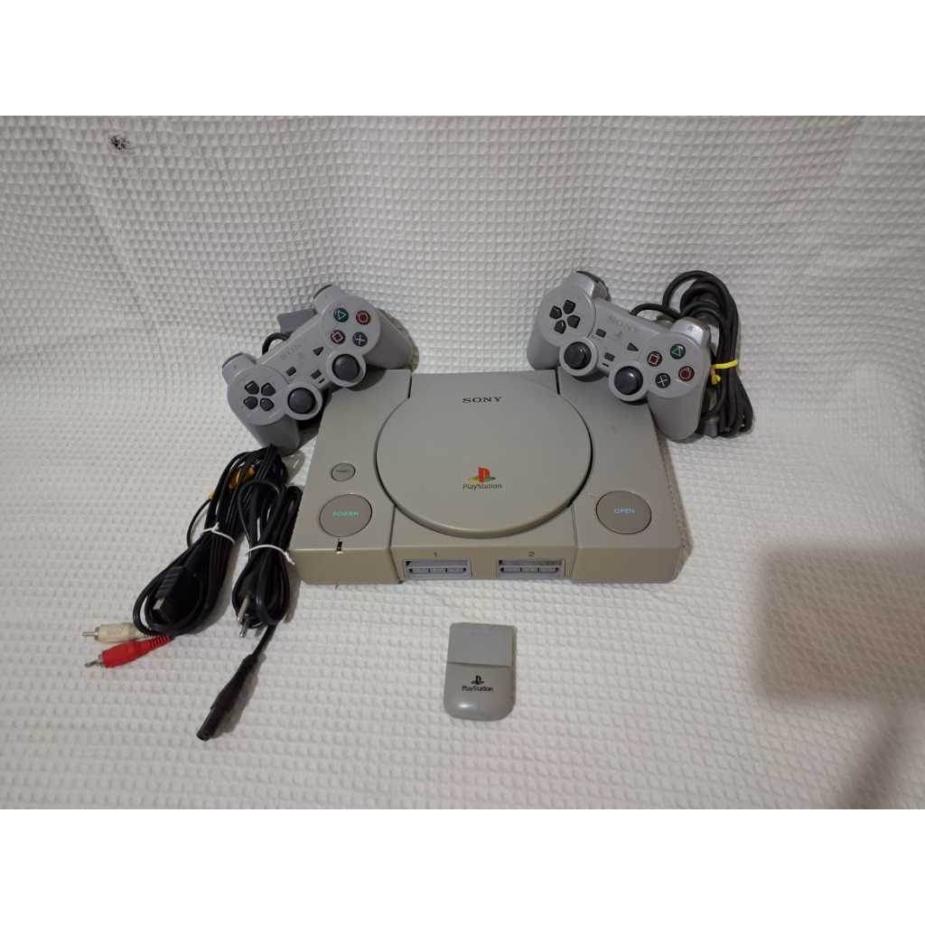 playstation 1 fat play 1 fat completo leitor novo com garantia | Shopee ...