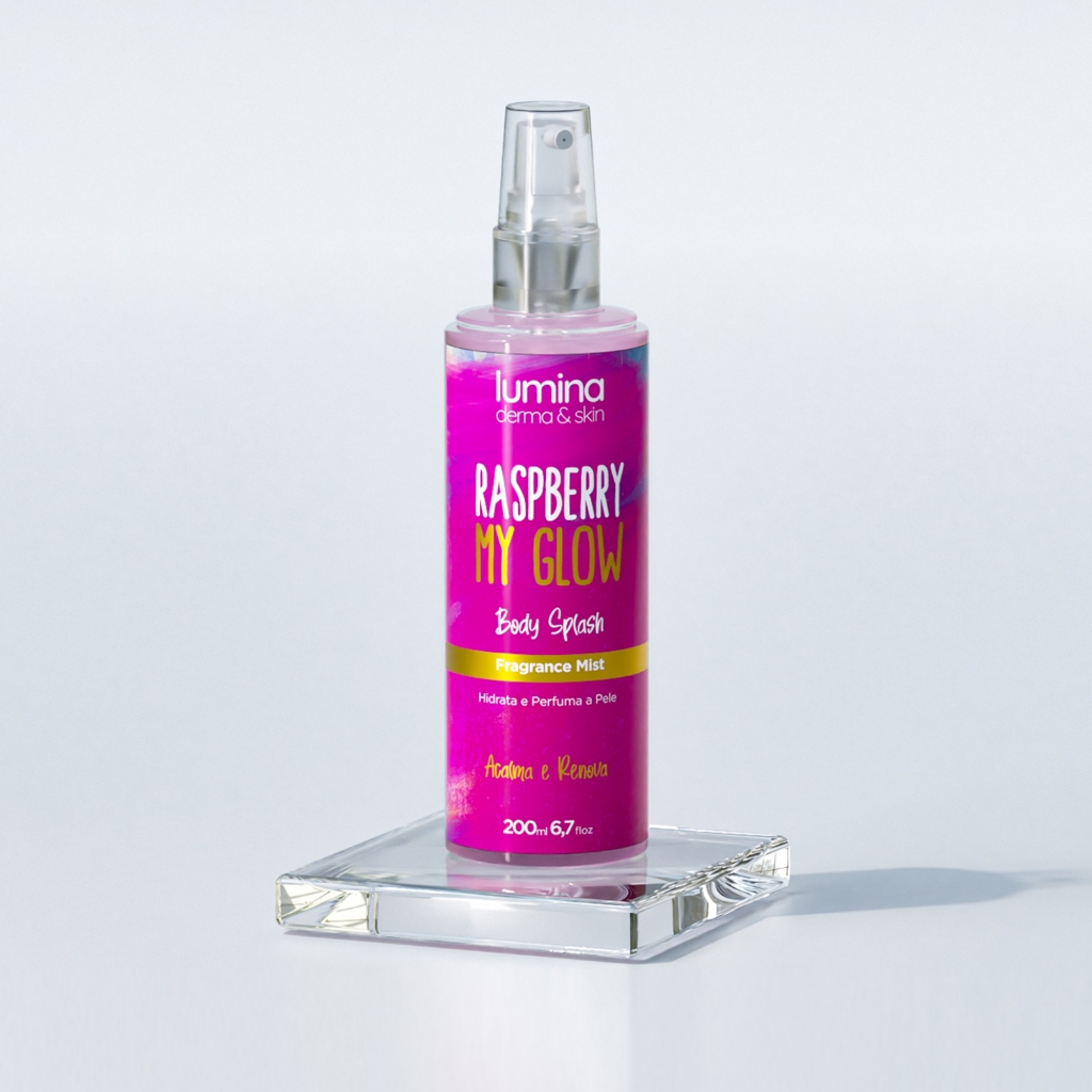 Lumina - Body Splash - Raspberry My Glow - 200ml | Shopee Brasil